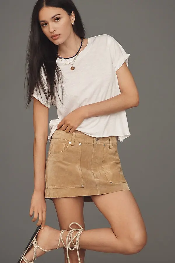 Maeve The Caitl Boxy Tee - White