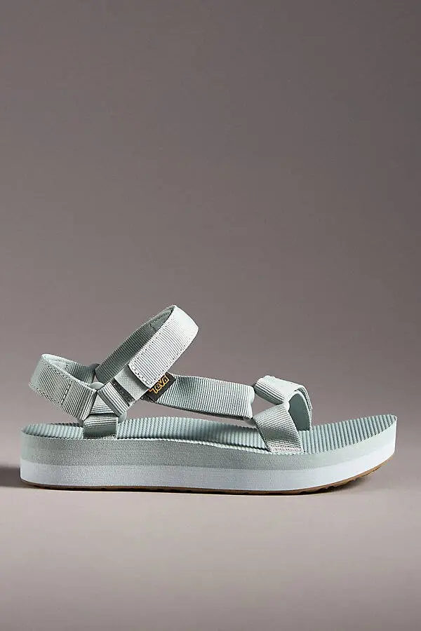 Anthropologie Teva Universal Midform Sandals - Blue