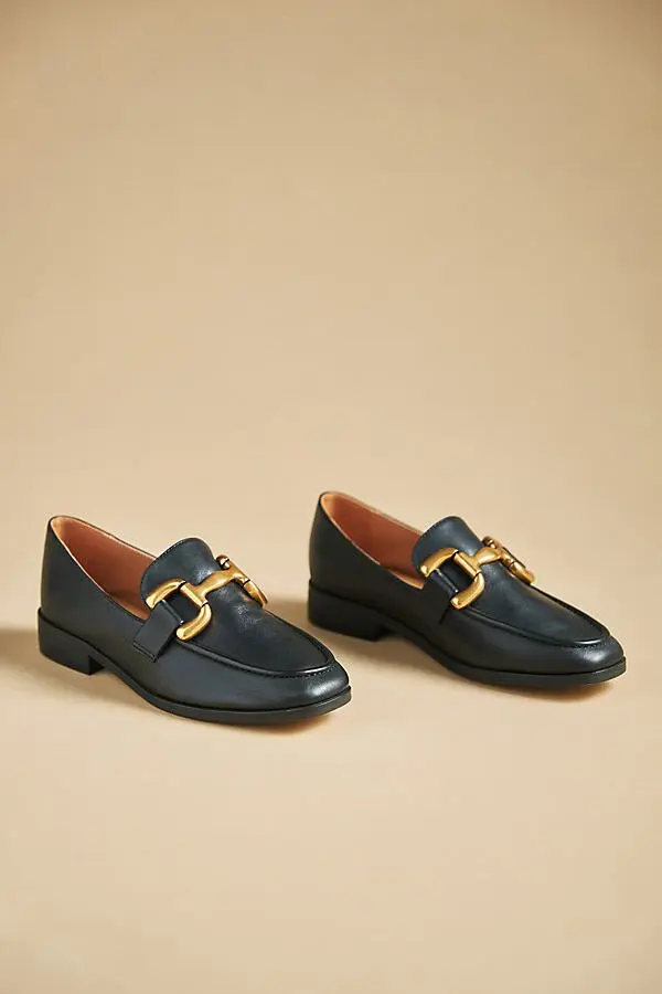 BIBI LOU Zagreb Leather Loafers - Black