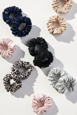 Slip Silk Mini Scrunchies Set - Assorted