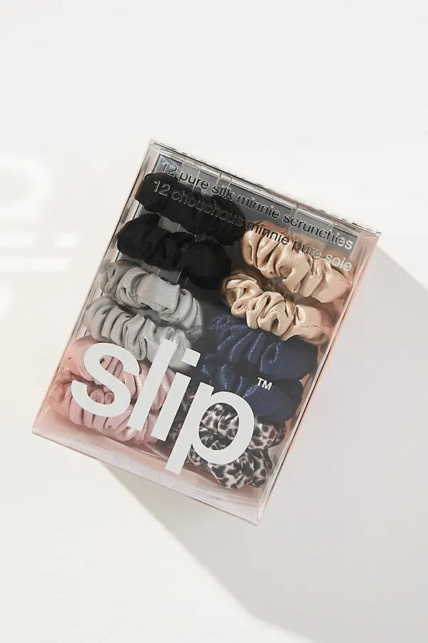 Slip Silk Mini Scrunchies Set - Multi