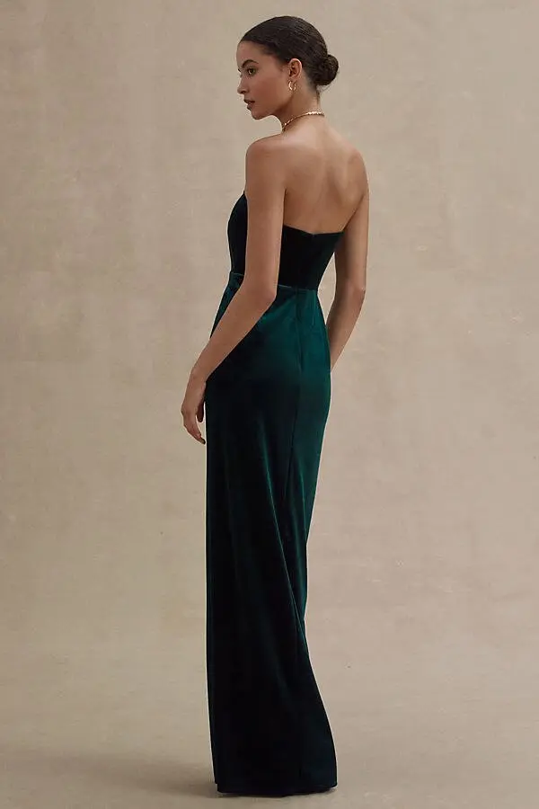green dress cartoon character Cowl Neck Mermaid Bridesmaid Dresses Multi-Straps – Lisposa