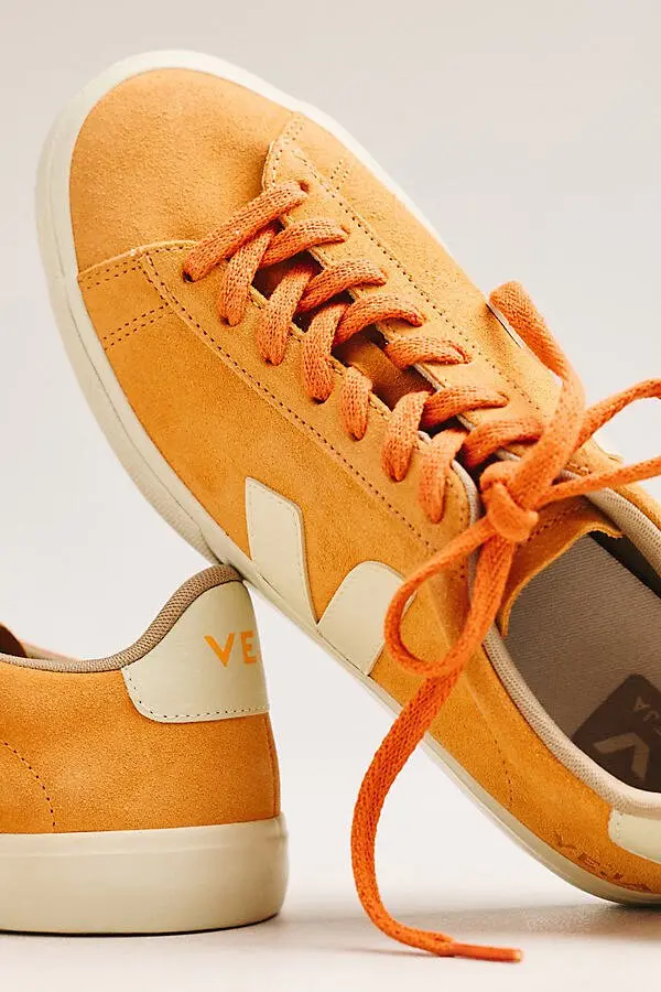 VEJA Campo Leather Sneakers - Mango-pierre