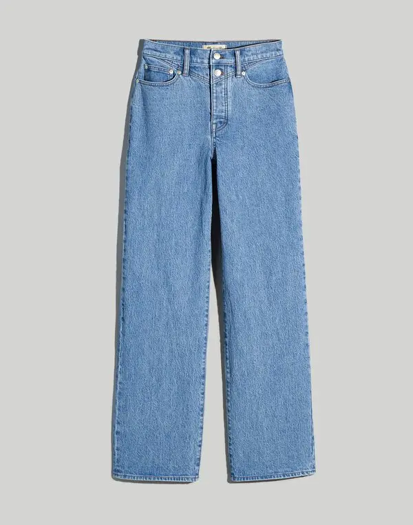 Madewell The Perfect Vintage Wide-leg Jean In : Button-fly Edition - Harding Wash