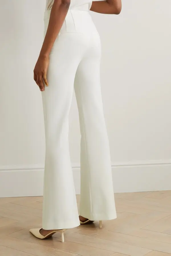 Veronica Beard Judy Stretch-crepe Straight-leg Pants