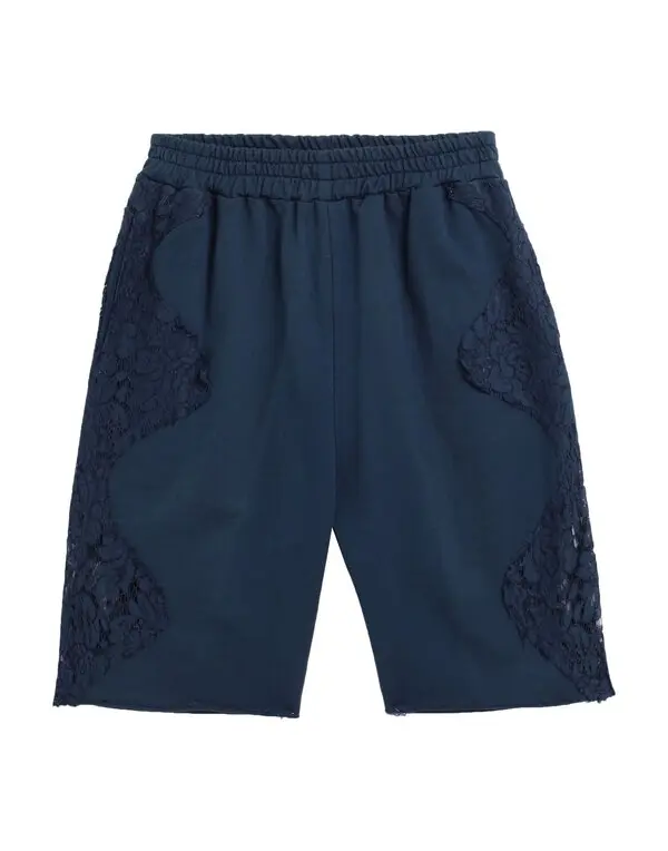 PINK MEMORIES Bermuda Shorts - Navy Blue