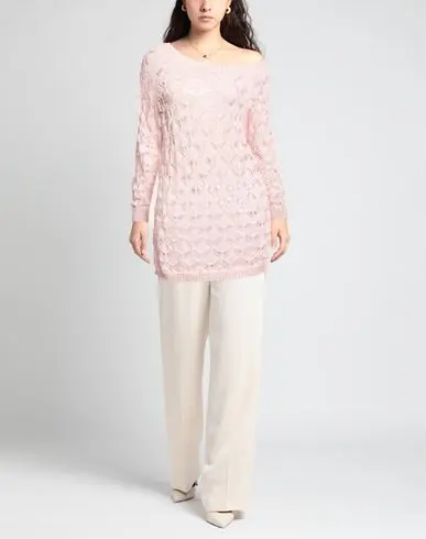 PINK MEMORIES Knitted Lightweight Sweater - Pink