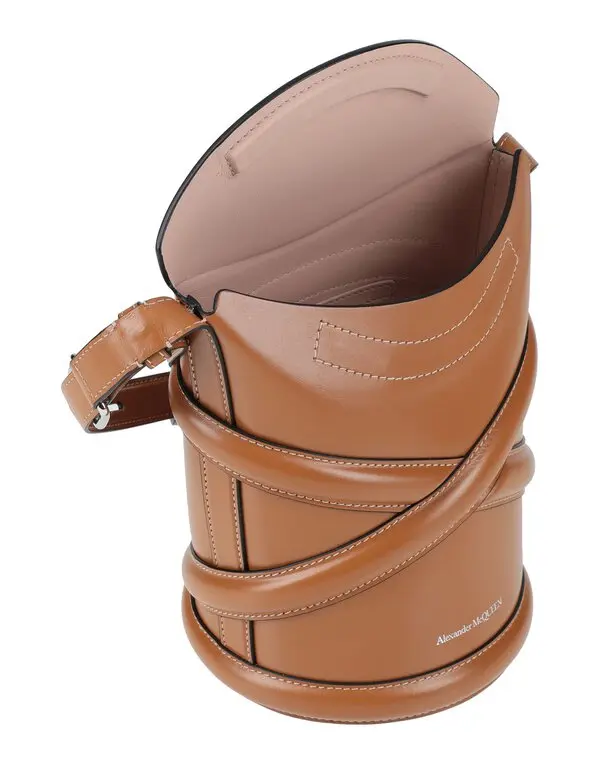 Alexander McQueen Cross-body Bucket Bag - Brown