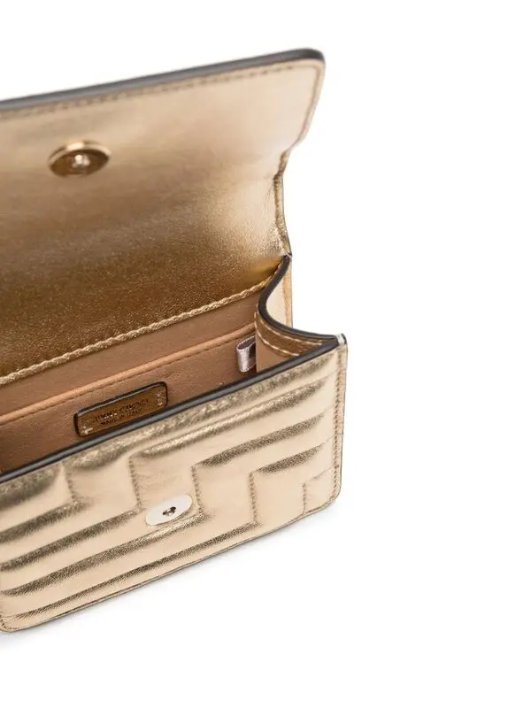 Jimmy Choo Micro Avenue Quad Crossbody Bag - Gold-Tone | Editorialist