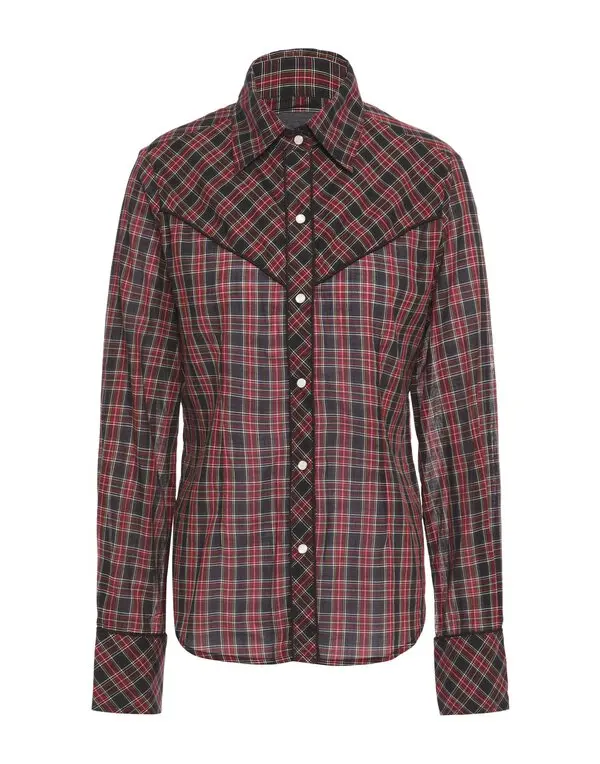 NILI LOTAN Tartan Patterned Shirt