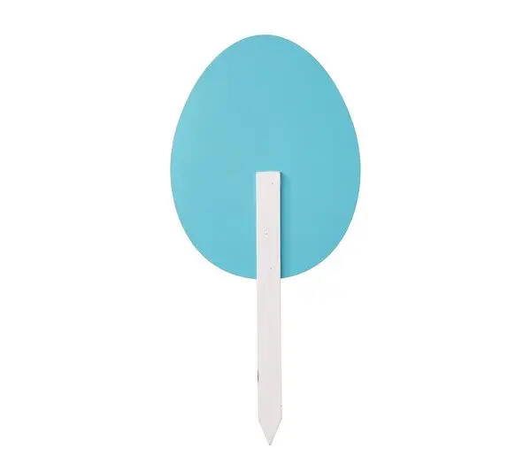 GLITZHOME Happy Easter Egg Shaped Yard Stakes S 3
