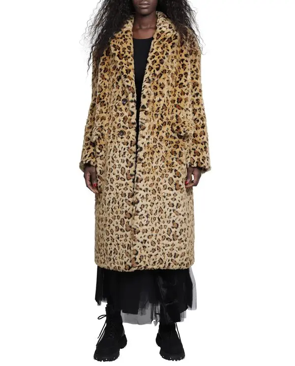 Junya Watanabe Leopard Faux Fur Coat - Animalier | Editorialist