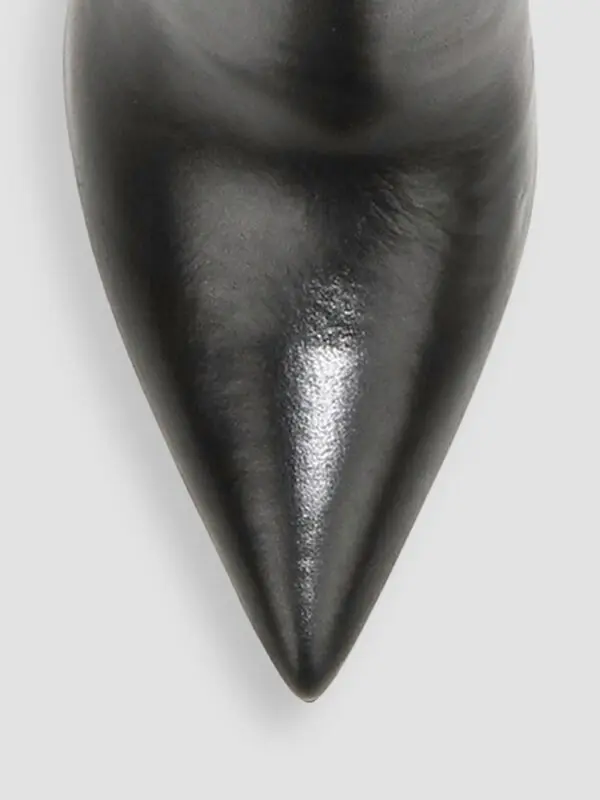 Veronica Beard Lisa 95mm Knee-high Wide-calf Leather Boots