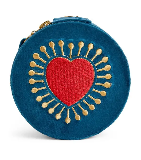 L'ATELIER NAWBAR Sacred Heart Jewellery Box - Blue