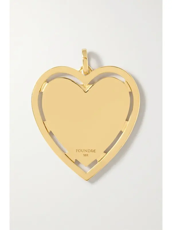 FOUNDRAE True Love 18-karat Diamond Pendant