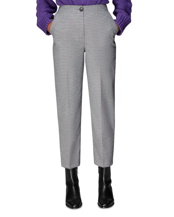 Whistles Tailored Check Trousers