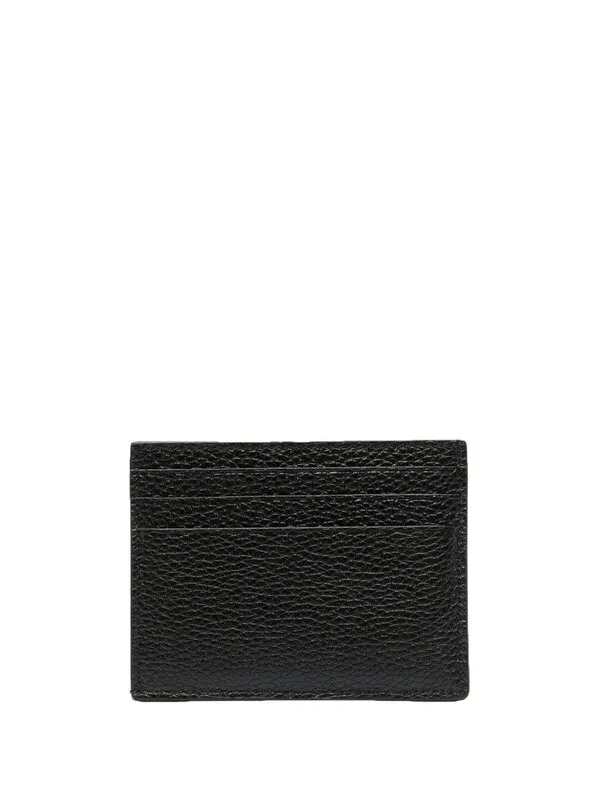 TOM FORD Logo-print Grained-leather Cardholder - Black