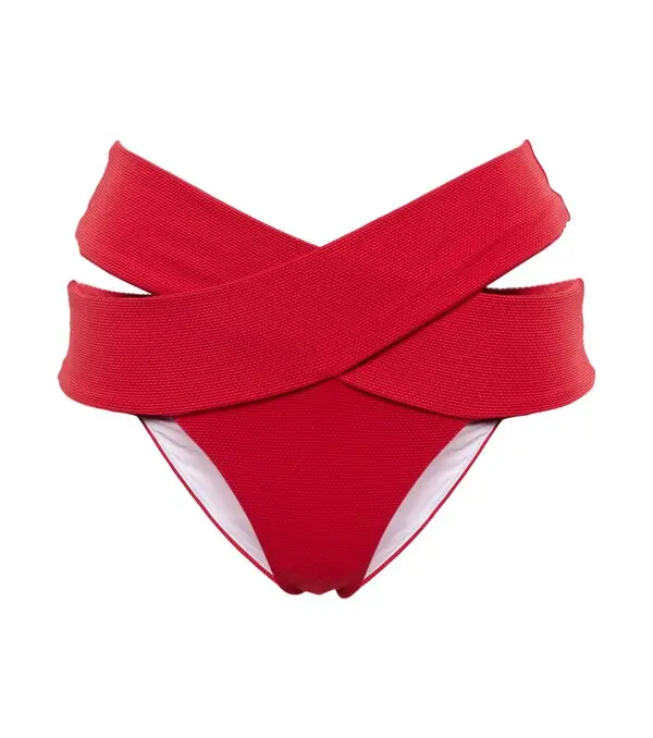 ALEXANDRA MIRO Tara Bikini Bottoms - Red
