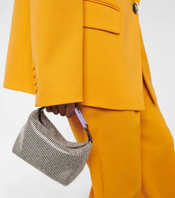 EERA Eéra Moonbag Embellished Mesh Shoulder Bag