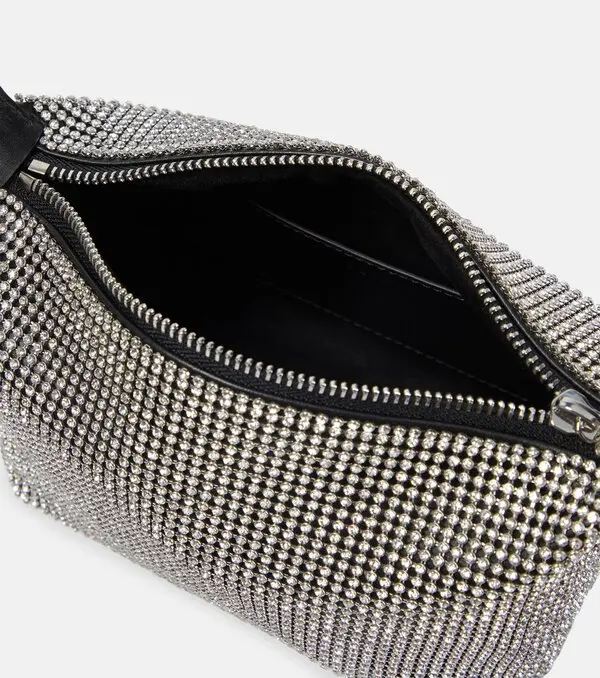 EERA Eéra Moonbag Embellished Mesh Shoulder Bag
