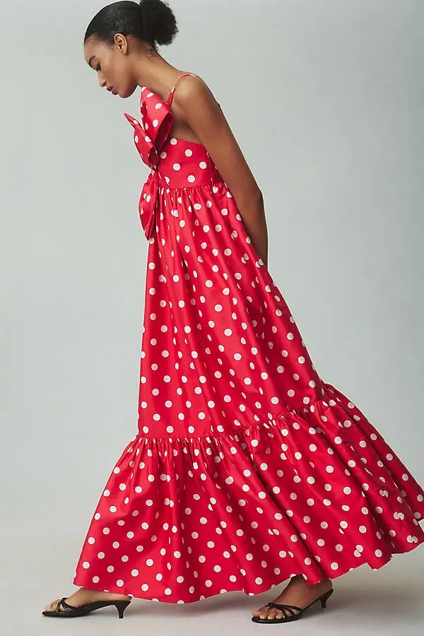 atsu sally bow midi dress Atsu Sally Bow Midi Dress