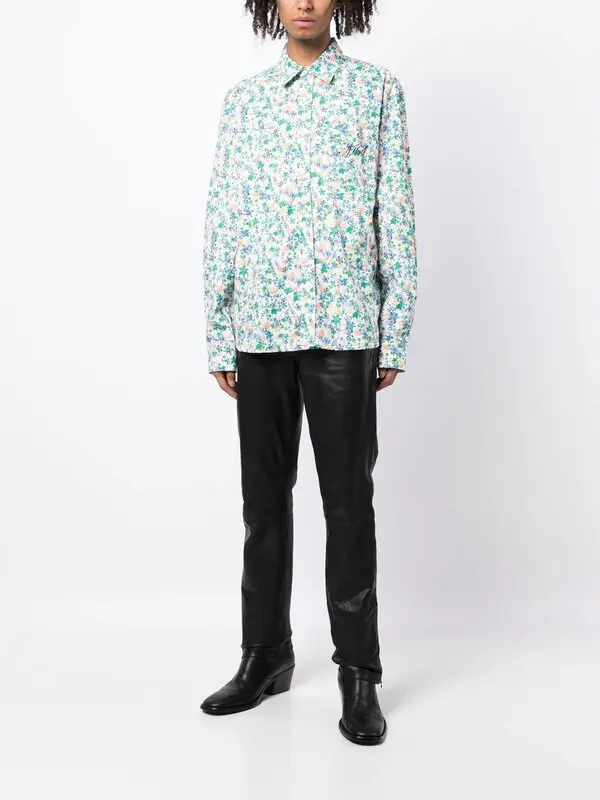 MARINE SERRE Floral-print Shirt