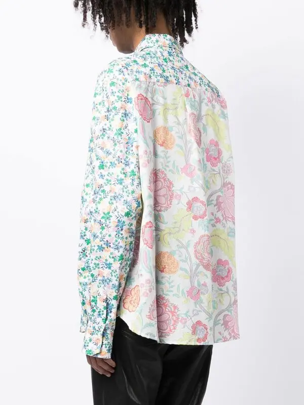 MARINE SERRE Floral-print Shirt