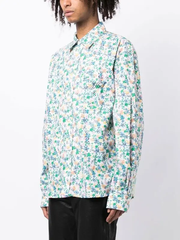 MARINE SERRE Floral-print Shirt