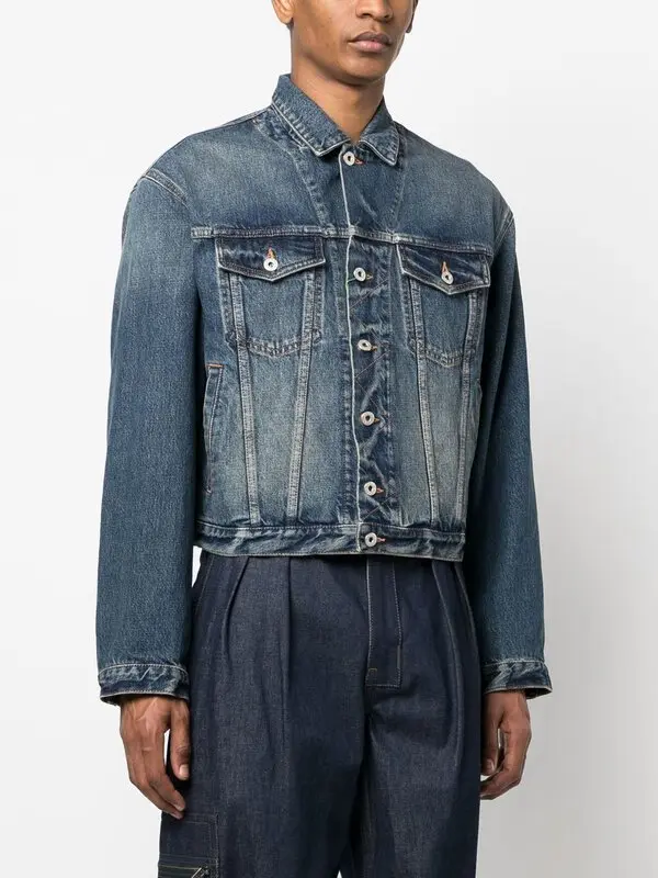 Kenzo Cropped Denim Jacket
