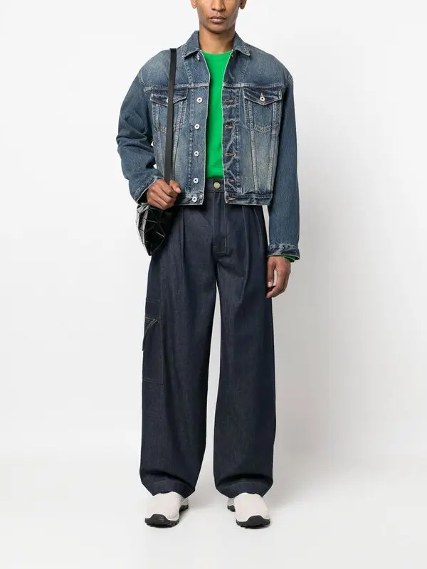 Kenzo Cropped Denim Jacket