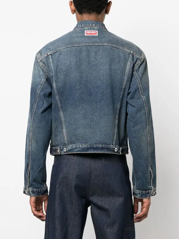 Kenzo Cropped Denim Jacket