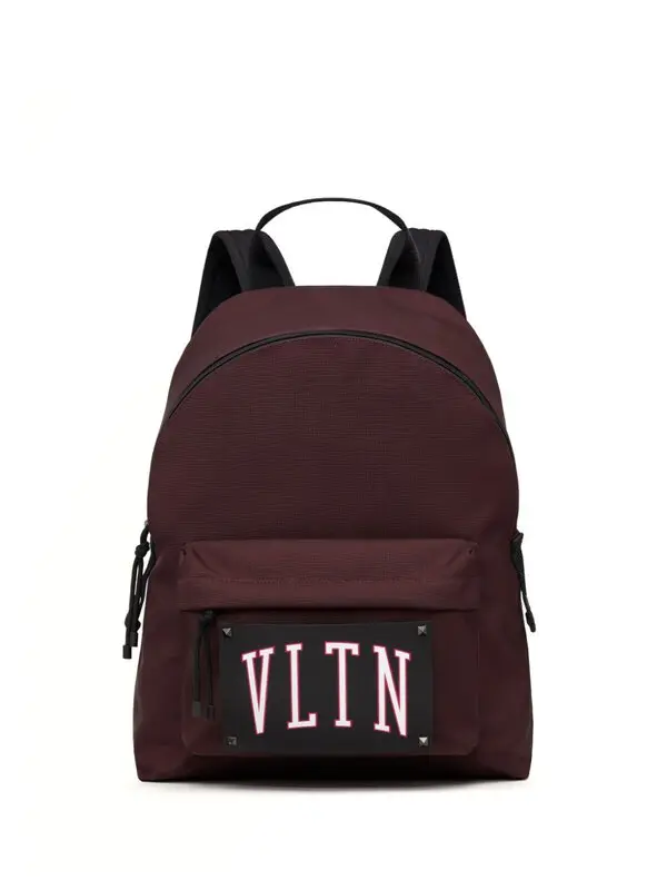 Valentino Garavani Vltn Logo Patch Backpack - Red