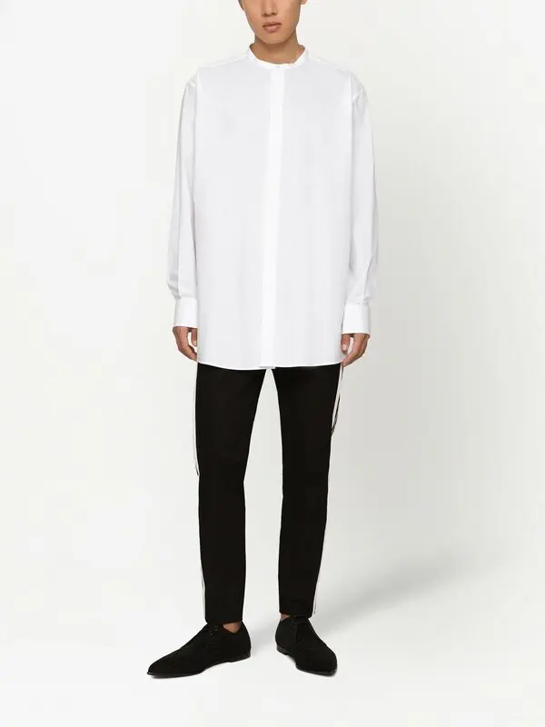 Dolce & Gabbana Collarless Long Shirt
