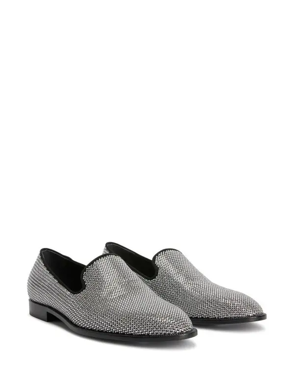 GIUSEPPE ZANOTTI Jareth Disco Crystal-embellished Loafers