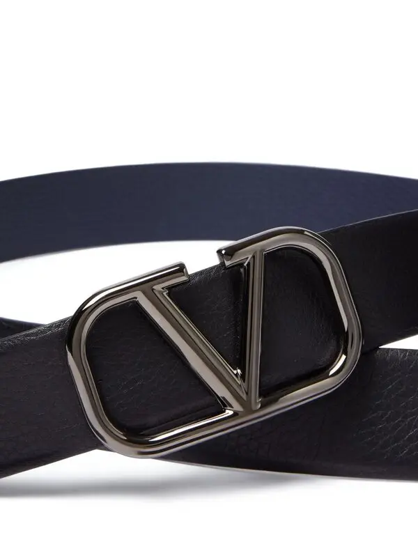 Valentino Garavani Vlogo Signature Reversible Leather Belt
