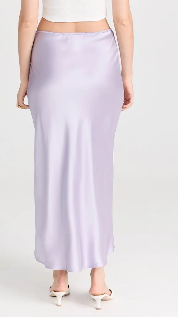 REFORMATION Layla Silk Skirt