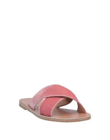 ANCIENT GREEK SANDALS Velvet Sandals - Pink