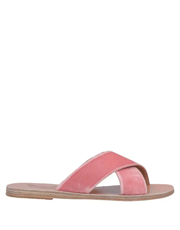 ANCIENT GREEK SANDALS Velvet Sandals - Pink