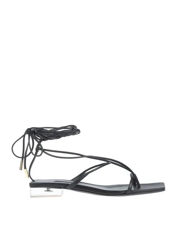 Versace Thong Sandal With Tie Fastening