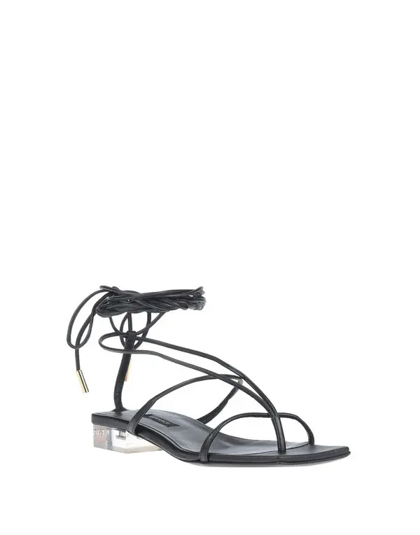 Versace Thong Sandal With Tie Fastening