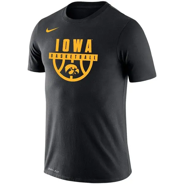 Nike Iowa Hawkeyes Basketball Drop Legend Performance T-shirt
