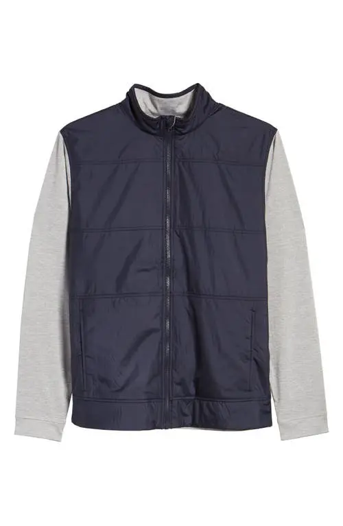 Cutter & Buck Stealth Hybrid Quilted Zip Jacket - Liberty Navy