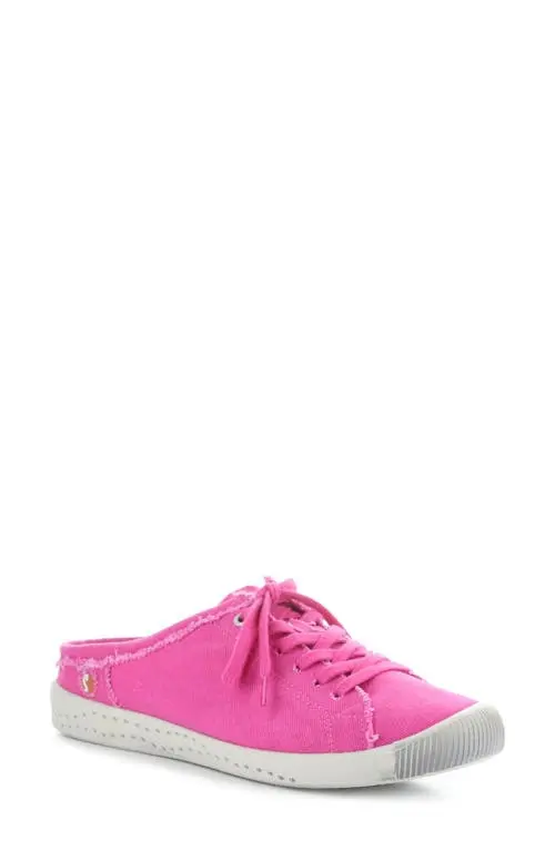 Fly London Idle Leather Sneakers - Fuchsia