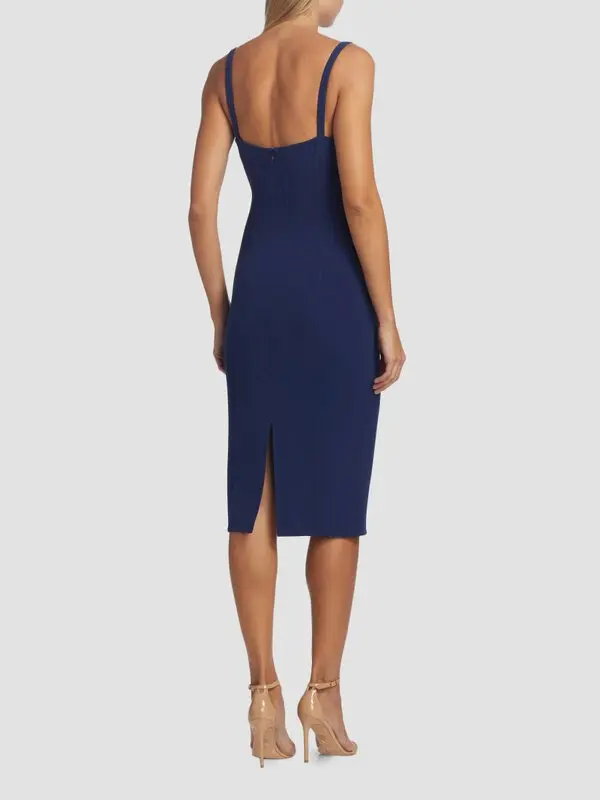 Michael Kors Wool-blend Slip Sheath Dress