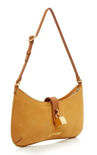 Jacquemus Le Bisou Cadenas Suede Bag