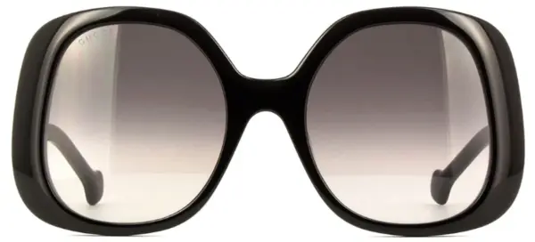 Gucci Gg1235s 001 Butterfly Sunglasses - Grey | Editorialist display picture 1