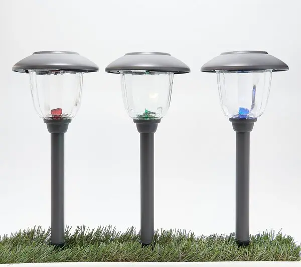 ENERGIZER 8 Pc Color On Demand Solar Landscape Light Set