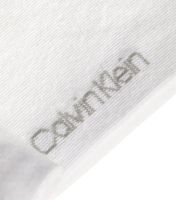 Calvin Klein Logo Sneaker Socks - White