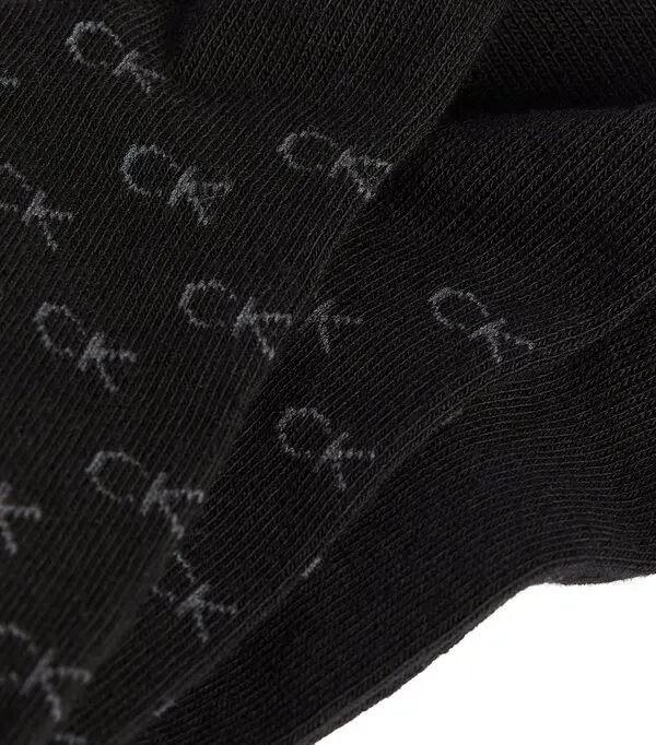 Calvin Klein Logo Ankle Socks - Grey