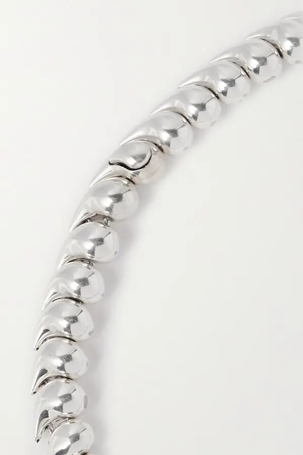 Bottega Veneta Tear Drop Link Necklace